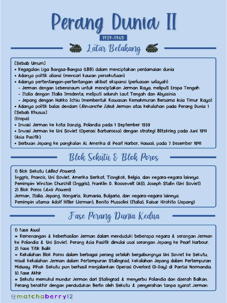 Linimasa Perang Dunia 2 | PDF