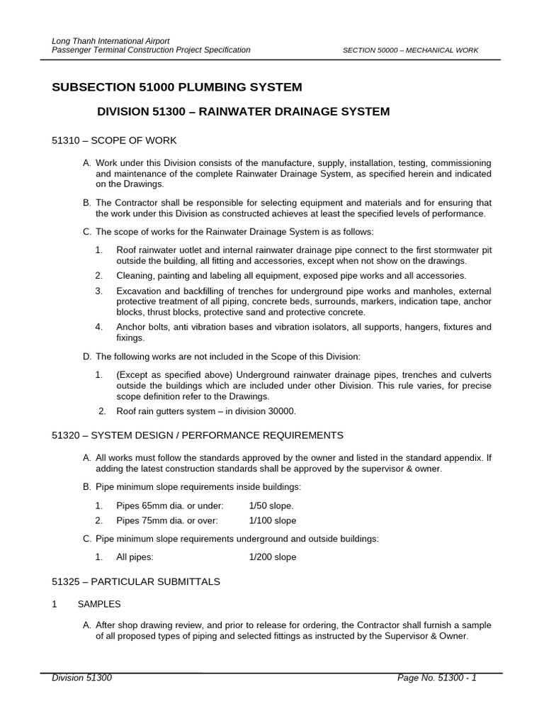 Rainwater Drainage System - en | PDF | Pipe (Fluid Conveyance ...