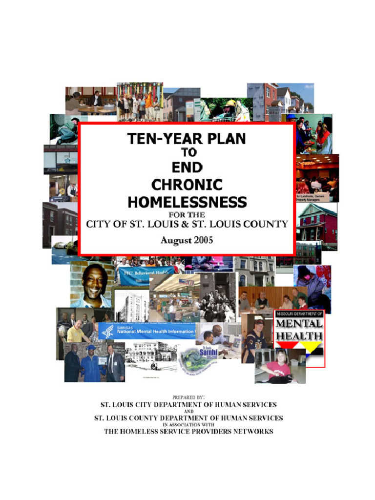 St. Louis Ten-Year Plan for Homelessness | PDF | Homelessness | Mental ...
