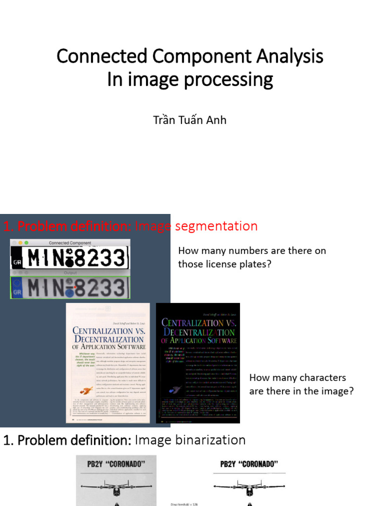 Connected Component Analysis in Images | PDF | Theoretical Computer ...