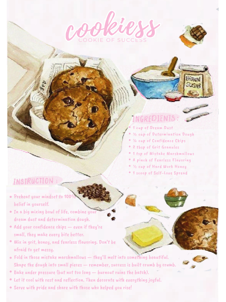 Recipe for Success Cookies | PDF