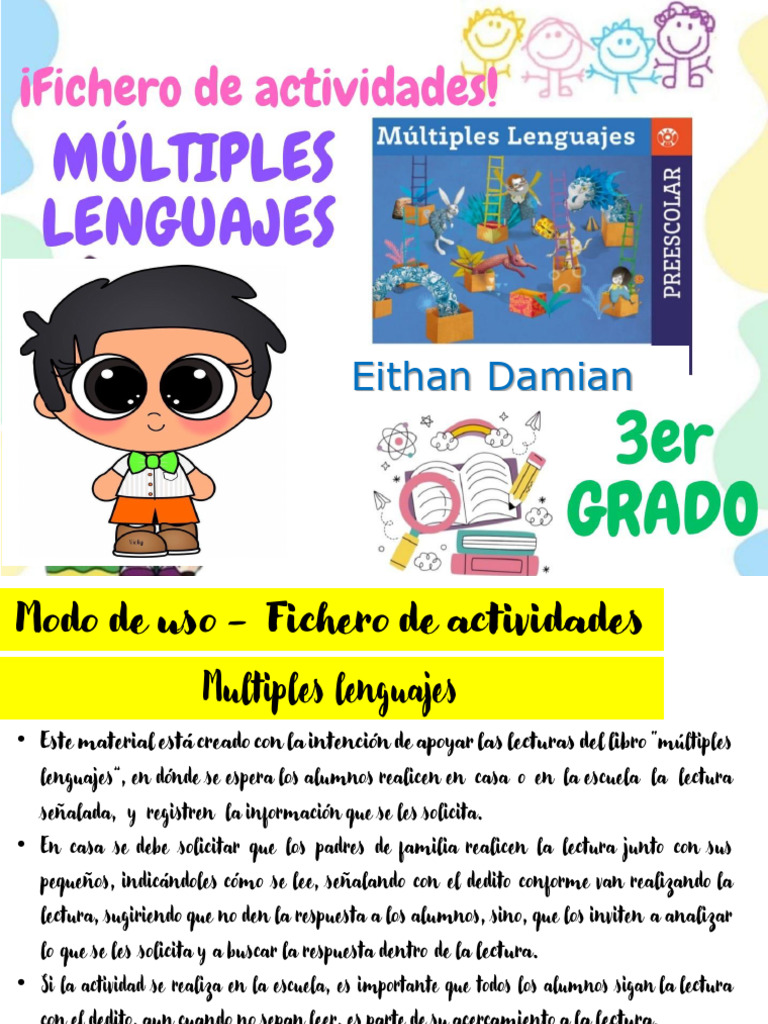 3° Fichero de Actividades - EITHAN | PDF