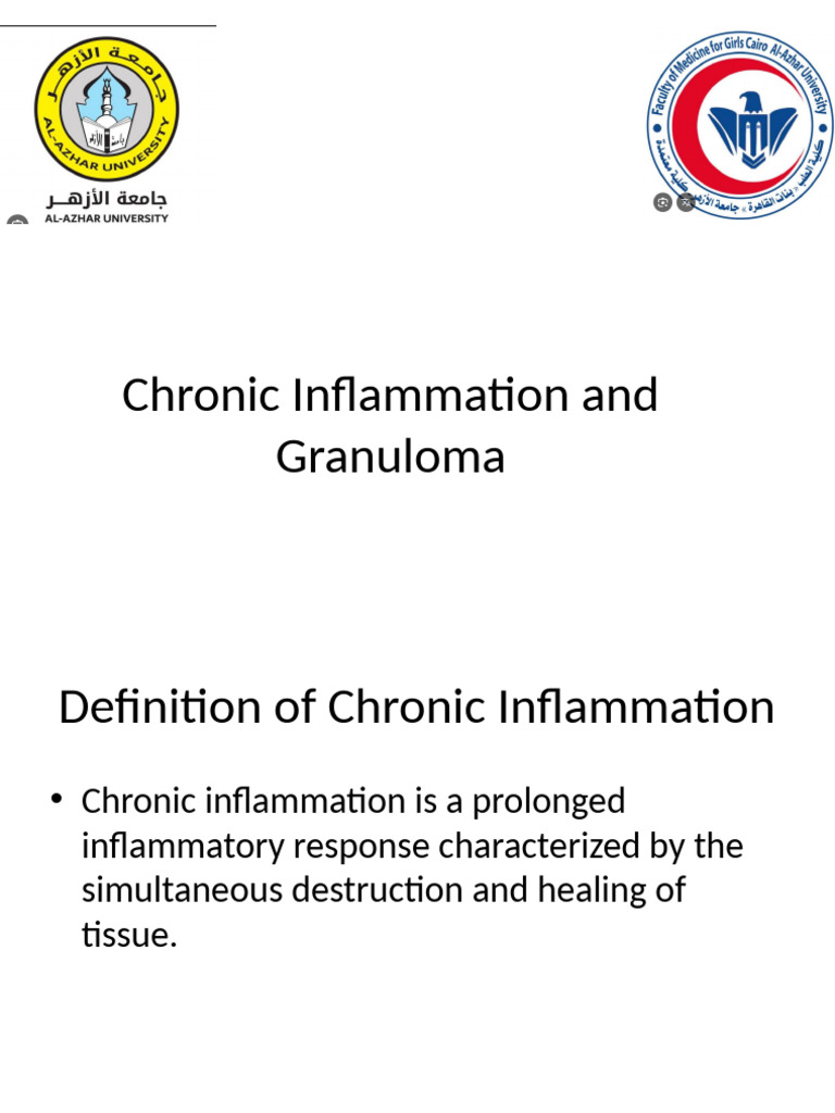 Chronic Inflammation and Granuloma | PDF