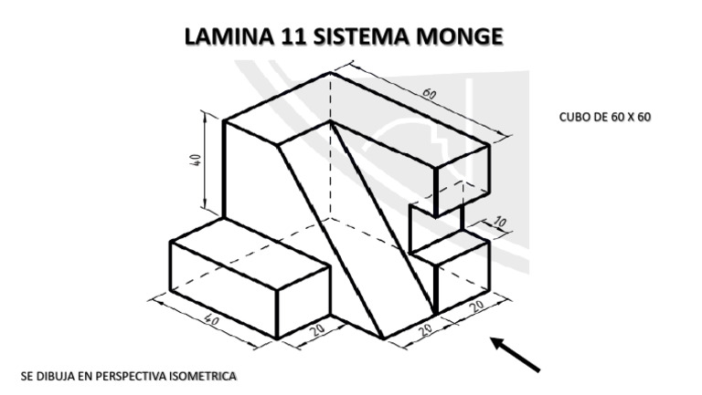 Lamina 11 Sistema Monge | PDF