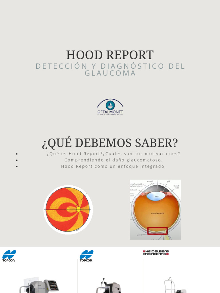 Diagnóstico del Glaucoma: Hood Report | PDF