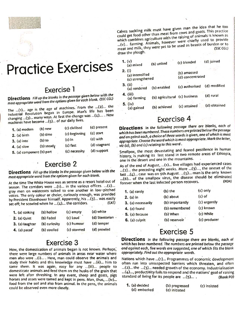 Cloze Test | PDF