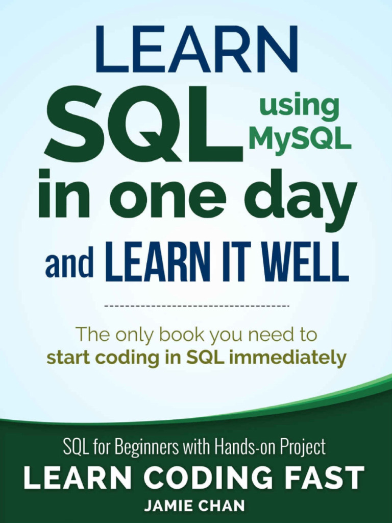 Learn SQL in One Day and Learn It Well SQL for Beginners With Hands (Đã ...
