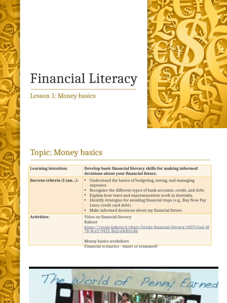 Essential Money Basics for Beginners | PDF | Cost Of Living | Credit