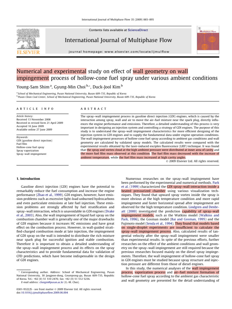 Numerical and Experimental Study On Effect of Wall Geometry On Wall ...