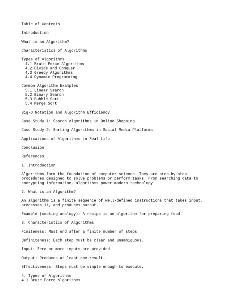 Introduction To Algorithms With Pseudocode Examples | PDF | Algorithms ...