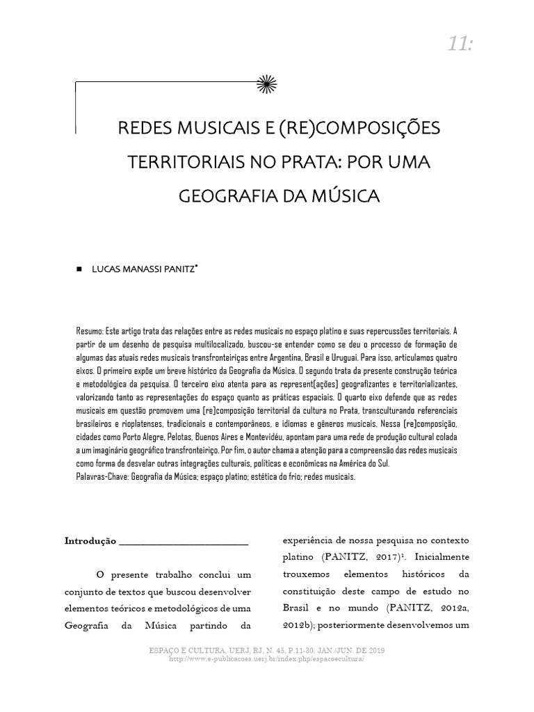 Lucas Manassi Panitz REDES MUSICAIS E (RE) COMPOSIÇÕES TERRITORIAIS NO ...