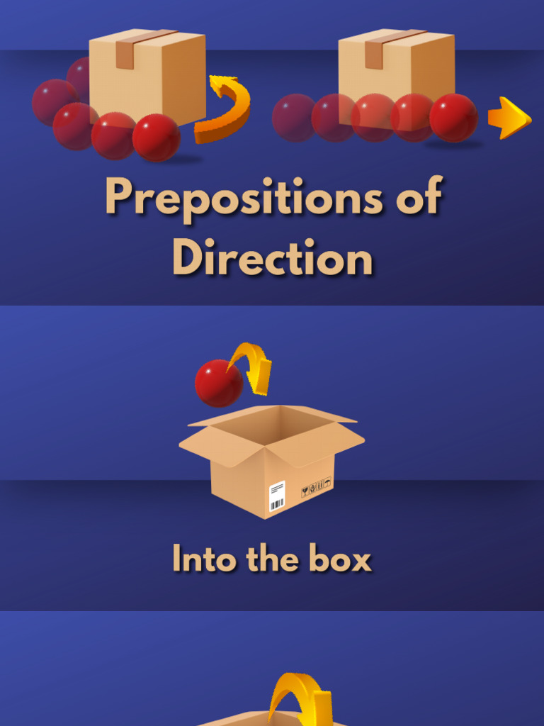 Prepositions of Direction | PDF