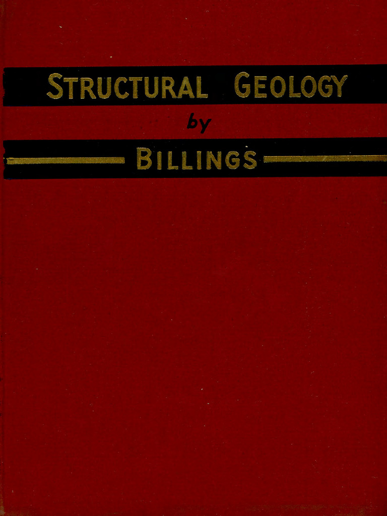 Structural Geology by Marland P. Billings | PDF