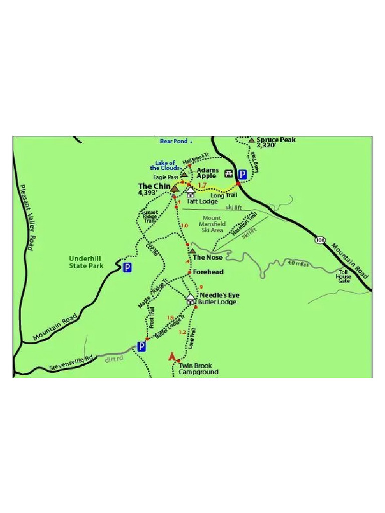 MT Mansfield Map | PDF