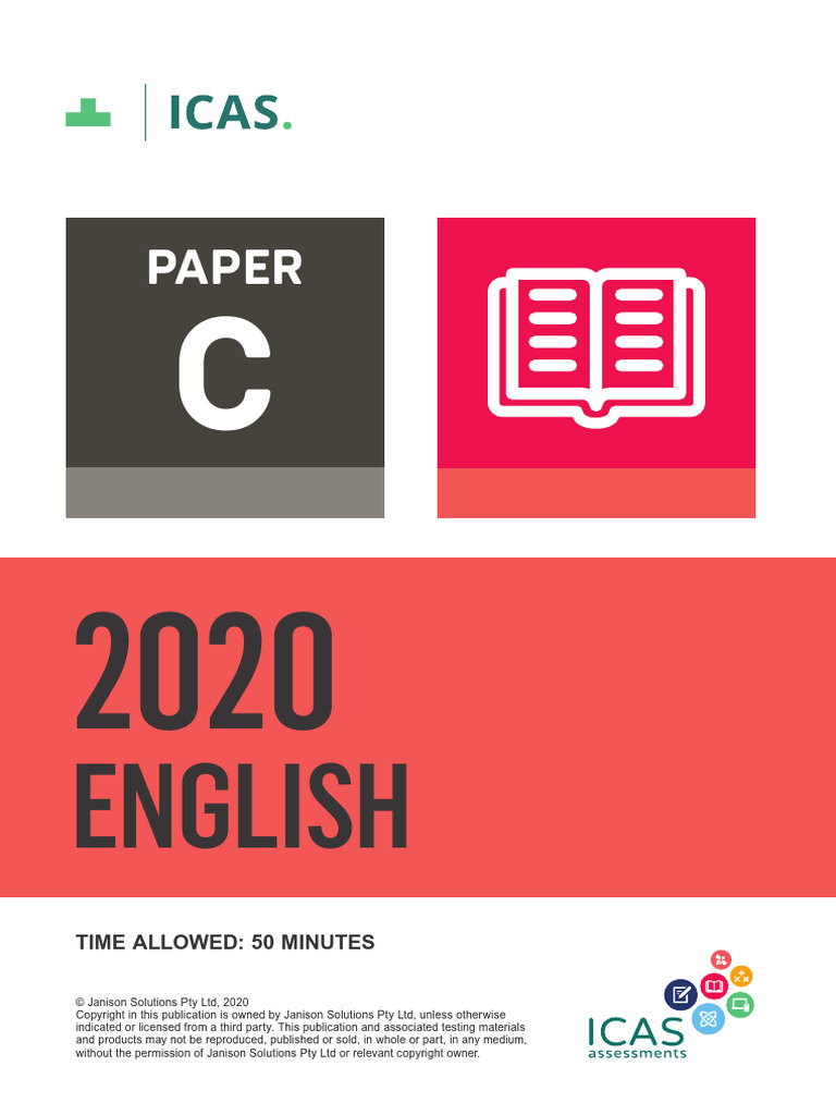 PP 2020 Icas en Eng D C | PDF | Reading Comprehension | Narrative
