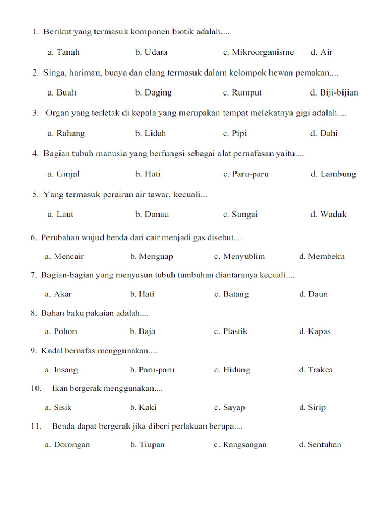 Soal Soal | PDF