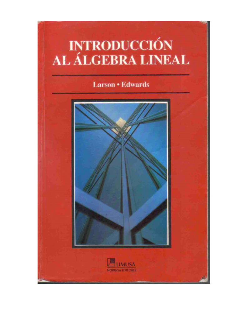 Introduccion Al Algebra Lineal | PDF