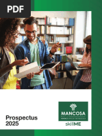 MANCOSA Postgraduate Courses Prospectus July 2025 | PDF | Entrepreneurship | Academic Degree