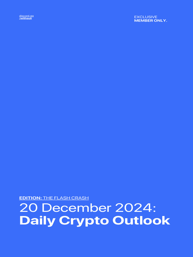 20 December 2024 - Daily Crypto Outlook | PDF
