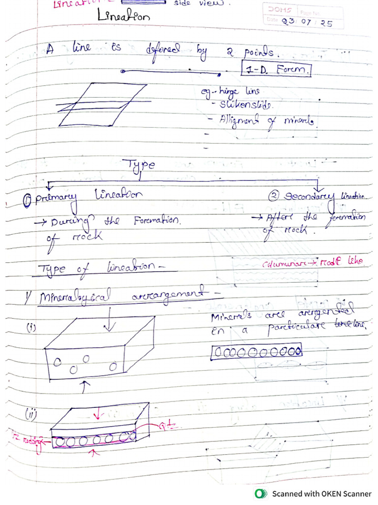 Lineation and Foliation | PDF