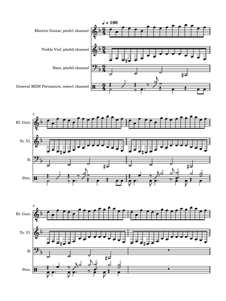 Sample Sheet Music Analysis | PDF | Musicology | Sound Technology