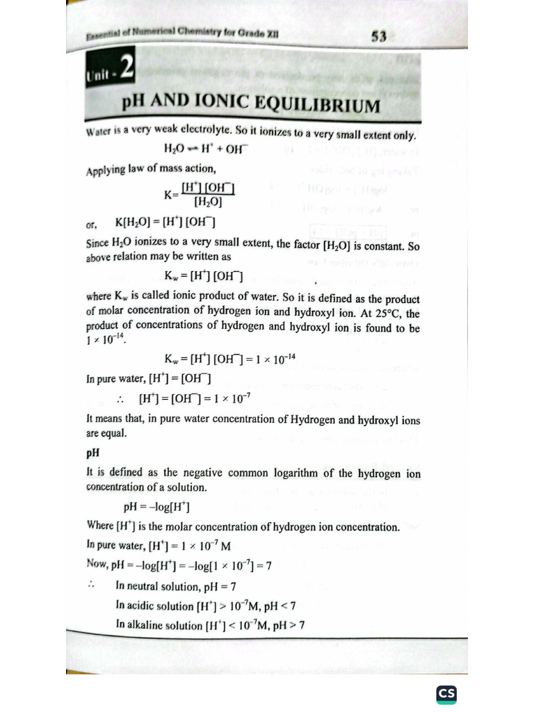 Ionic Equilibrium | PDF