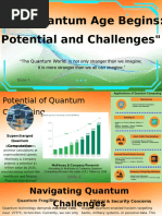 Quantum Ages Potential and Challenges | PDF | Quantum Computing | Applied Mathematics
