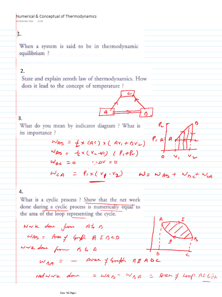Assignment of Thermodynamics Set - A | PDF