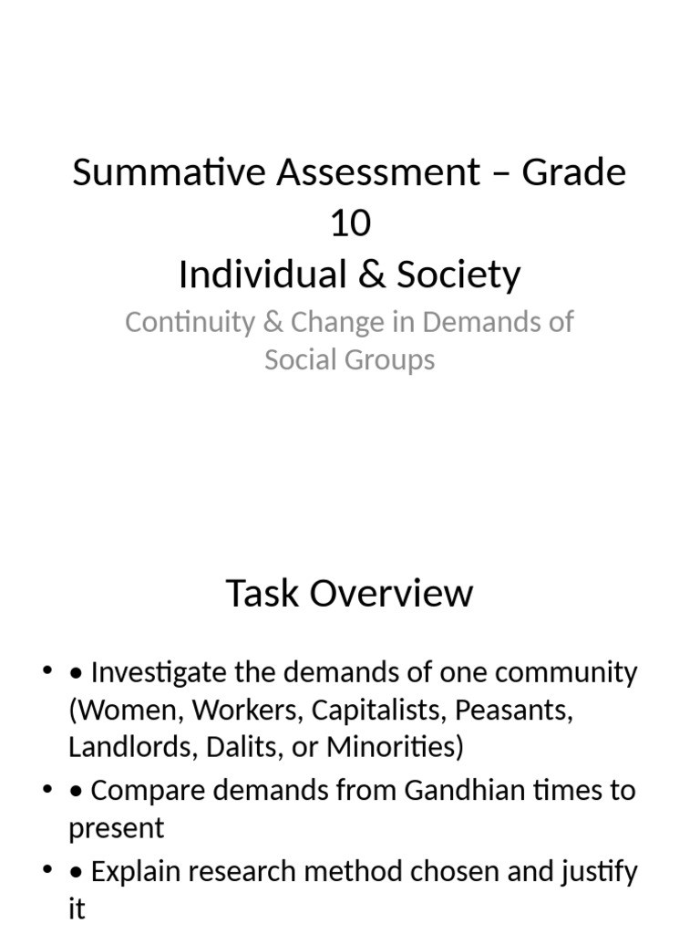 Grade10 Summative Assessment | PDF