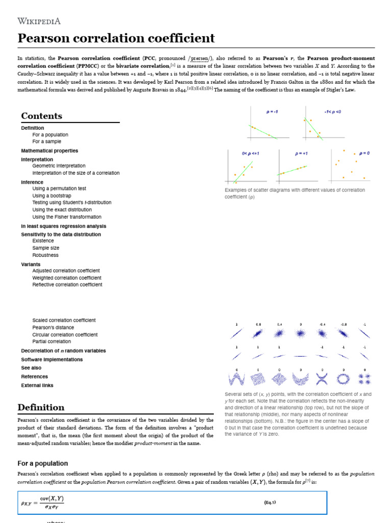 Pearson Correlation Coefficient Explained | PDF | Data Analysis ...