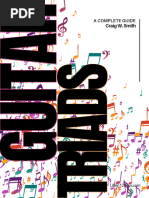 Triads Complete Book | PDF | Chord (Music) | Guitars