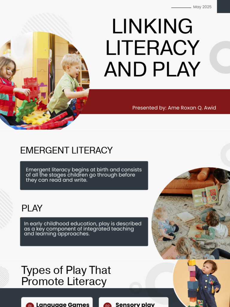 Literacy Development Through Play | PDF | Literacy | Behavioural Sciences