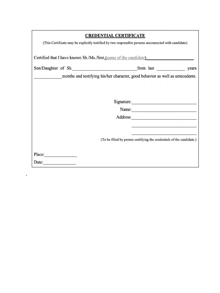 Hpjs Credentials | PDF