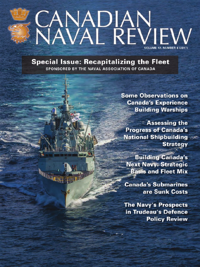 Canadian Naval Review Winter 2017 | PDF | Ships | Royal Navy