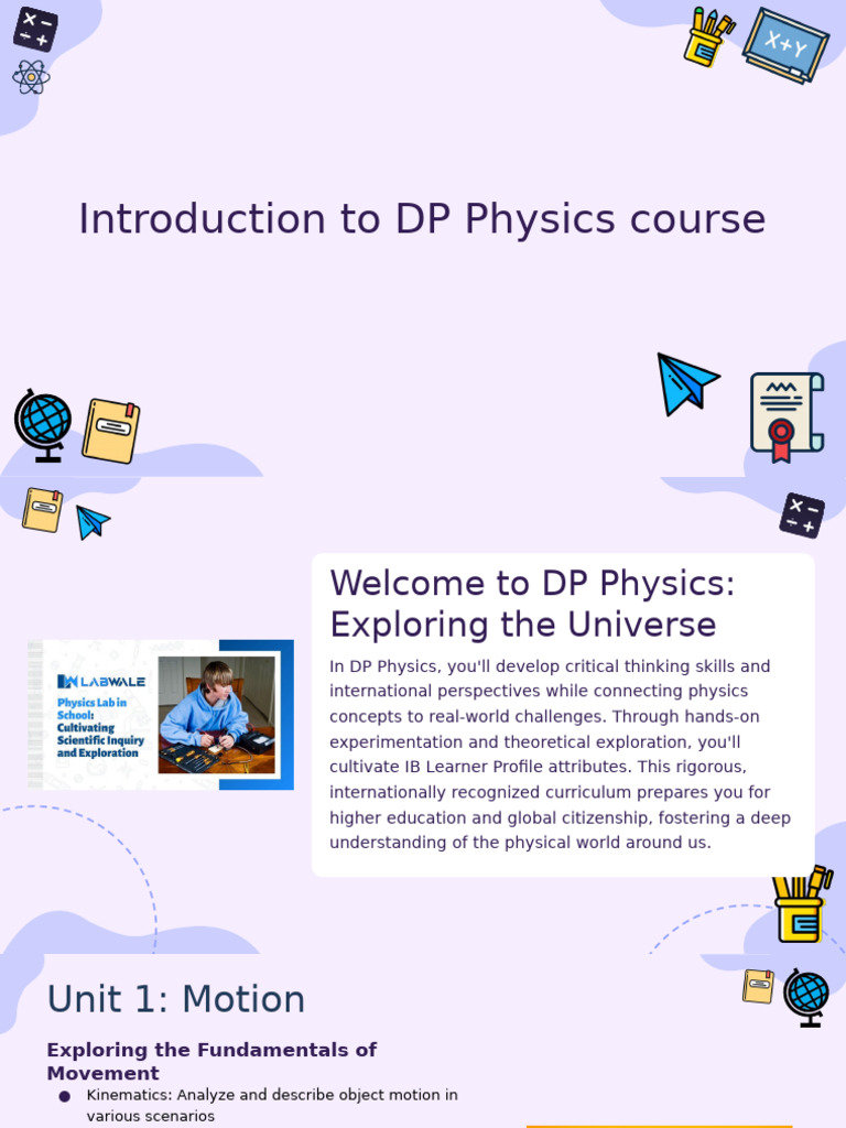 Introduction To Physics Course | PDF | Physics | Theory Of Relativity