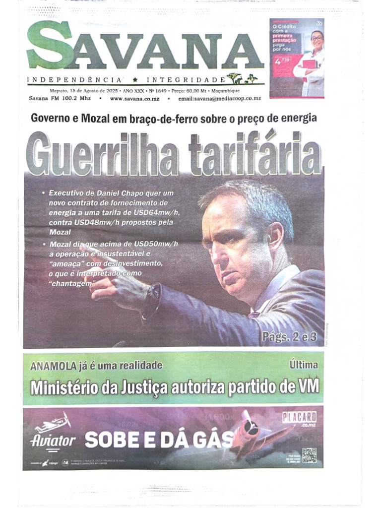 Savana 20250815 | PDF