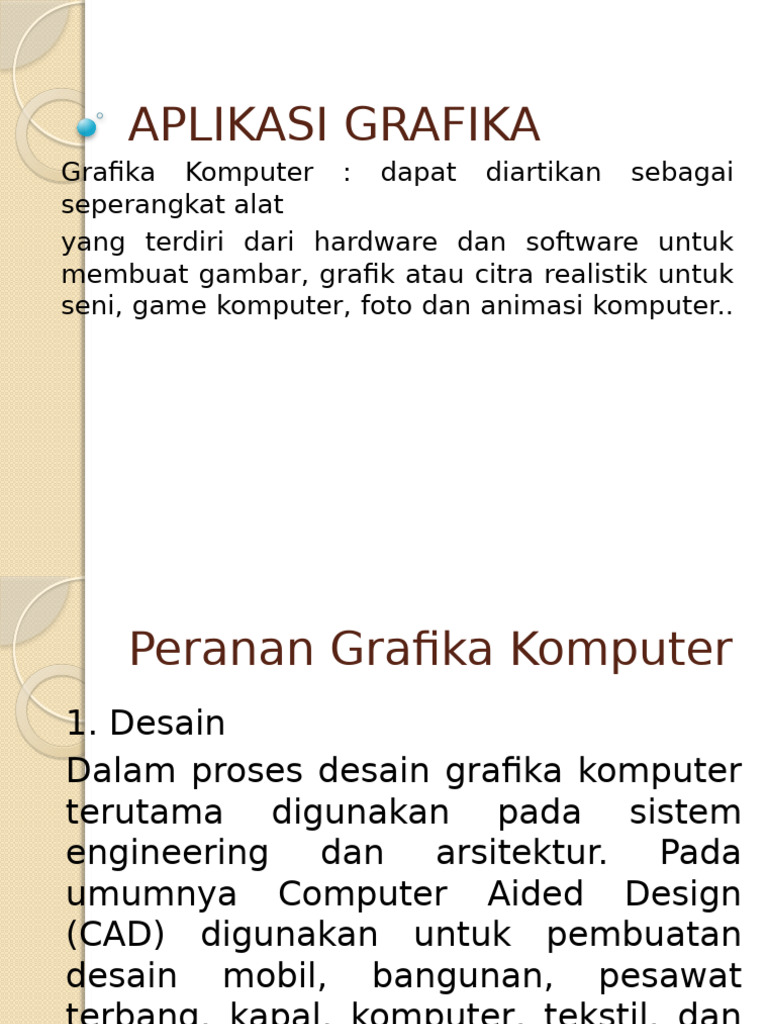 Aplikasi Grafika Komputer 1 | PDF