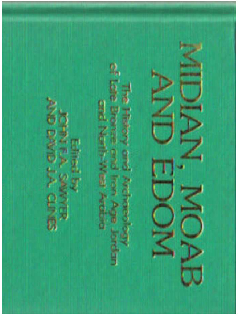SHMOT25 Midian Moab and Edom The History and Archaeology of Late Bronze ...