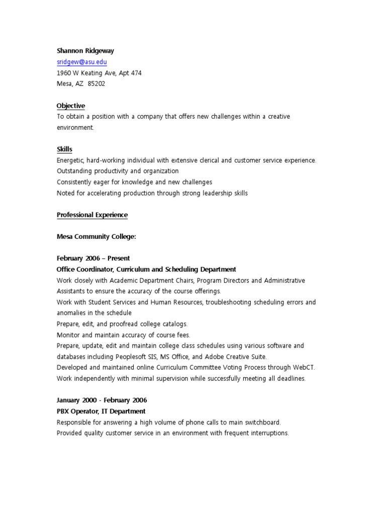 Scannable Resume | PDF | Proofreading | Databases