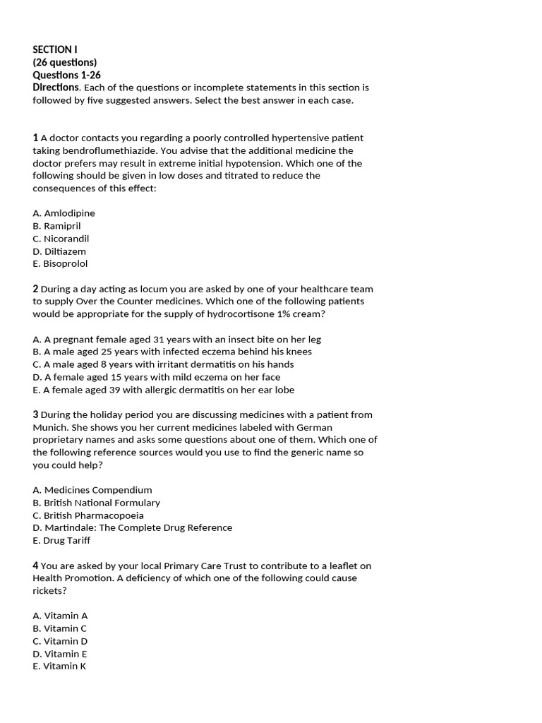 Boots Medication Training Quiz | PDF | Dermatitis | Prescription Drugs