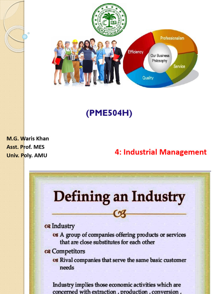 Importance of Industrial Management | PDF