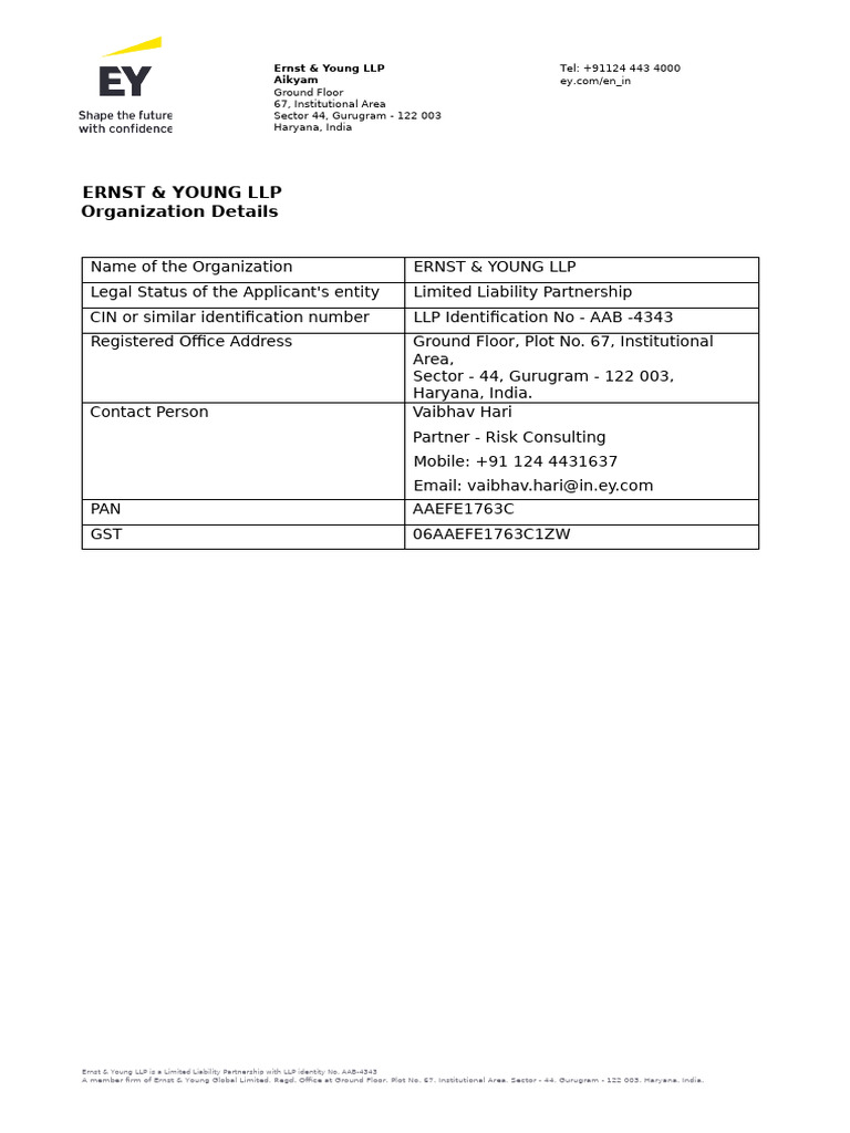 Certificate of Incorporation | PDF | Limited Liability Partnership | Business Law