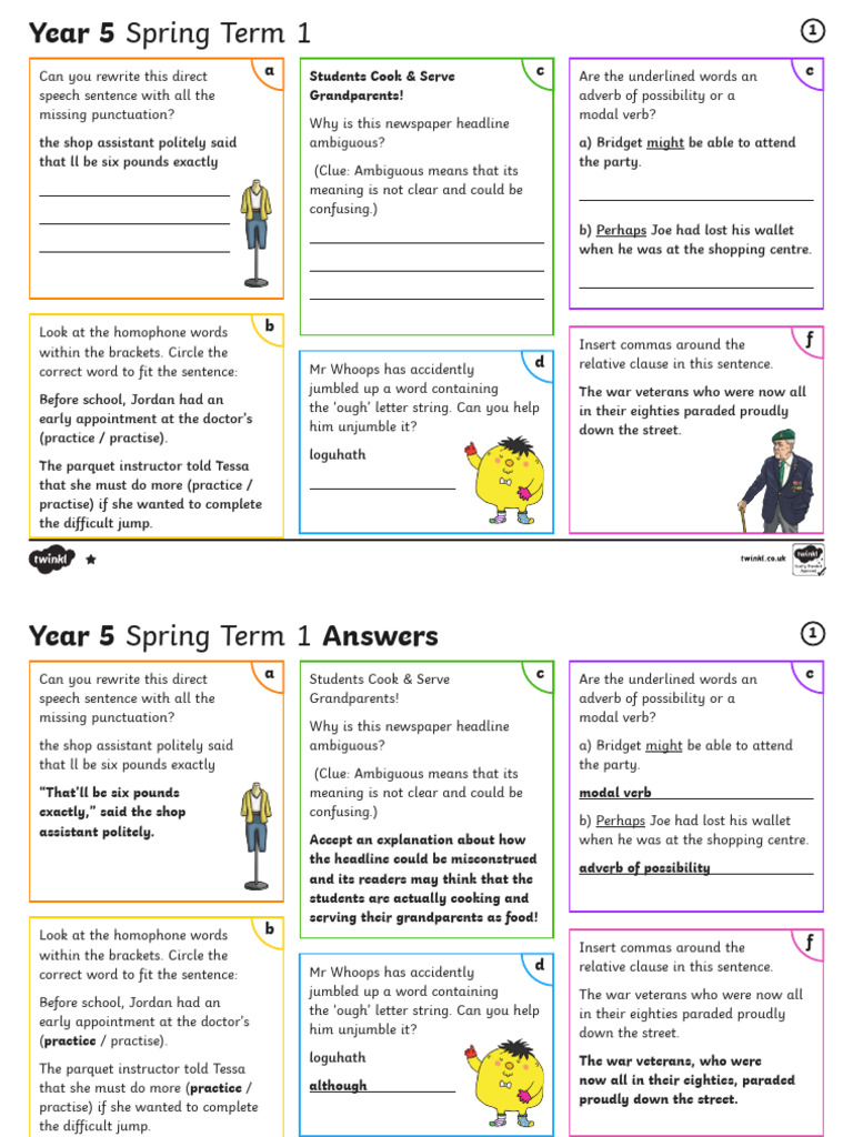 Ambiguity and Grammar Exercises | PDF | Comma | Sentence (Linguistics)