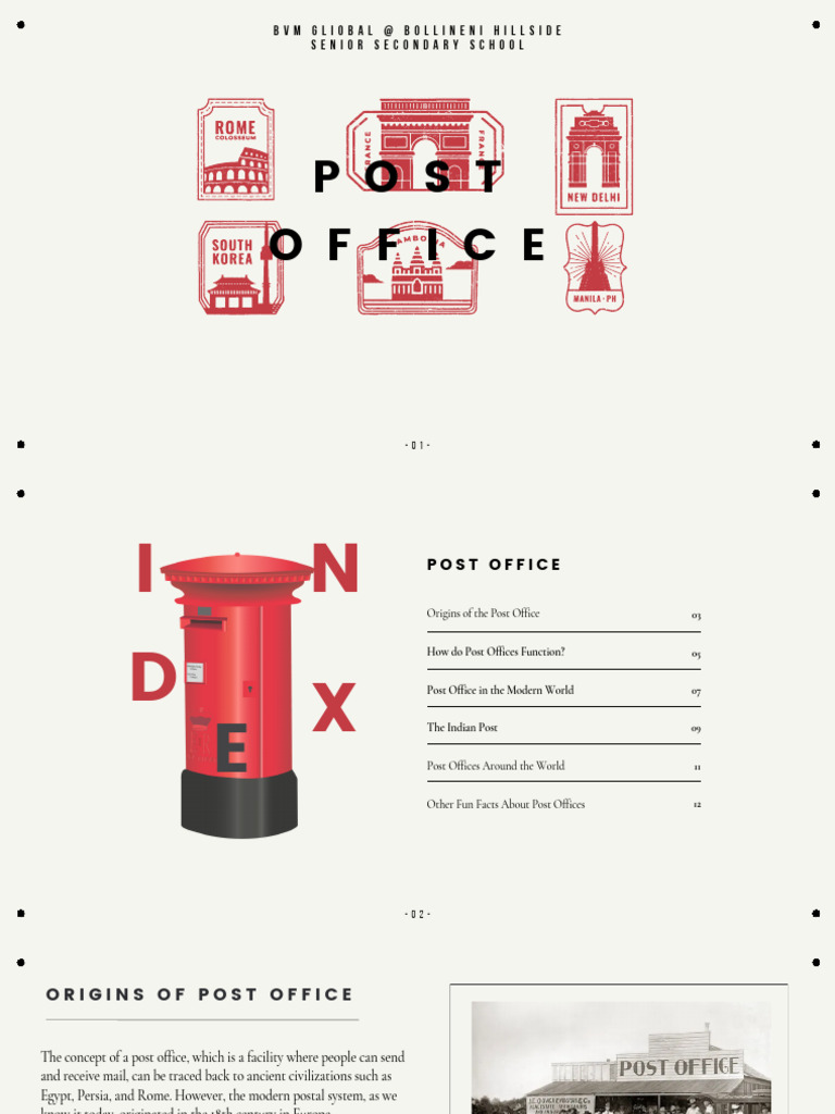 Evolution of the Post Office Services | PDF | Mail | United States ...