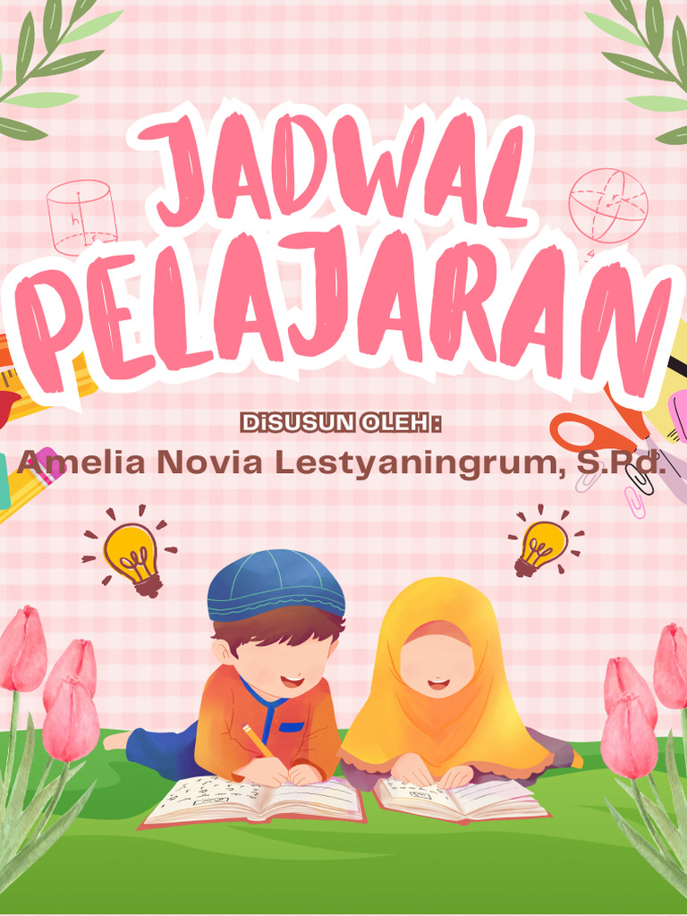 Pink Putih Ilustrasi Lucu Cover Modul Pembelajaran Siswa Dokumen A4.pdf ...