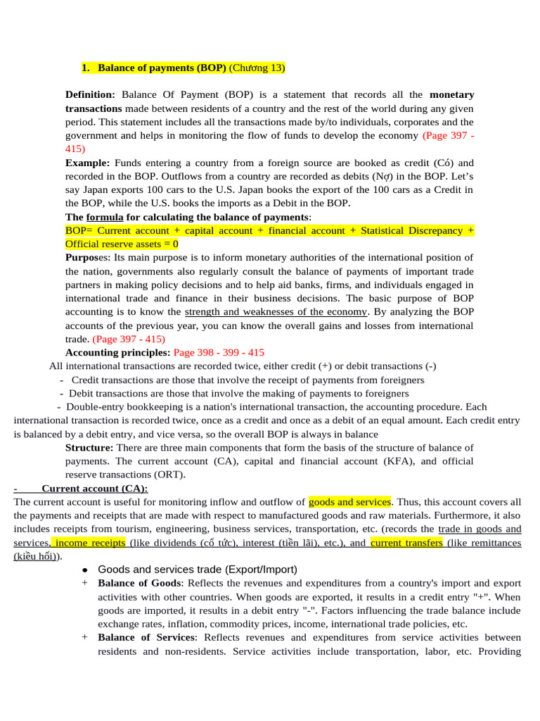 Understanding Balance of Payments (BOP) | PDF | Exchange Rate | Balance ...