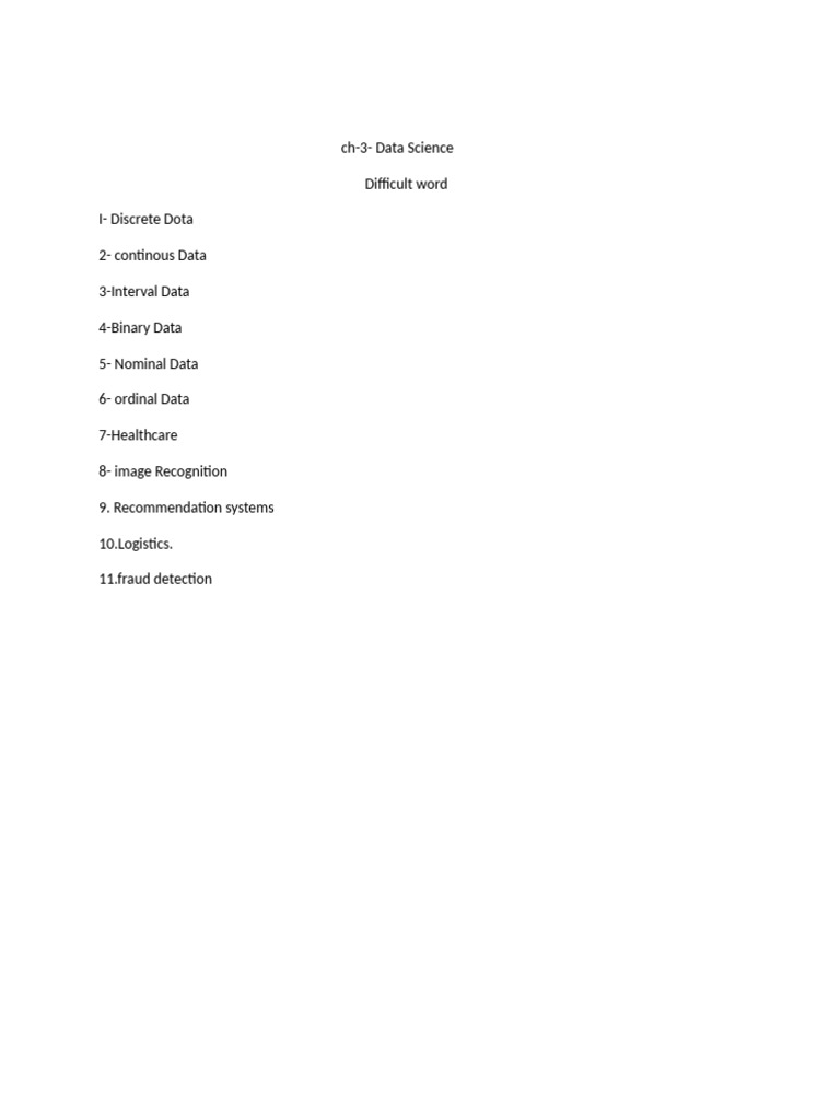 Difficult Words | PDF