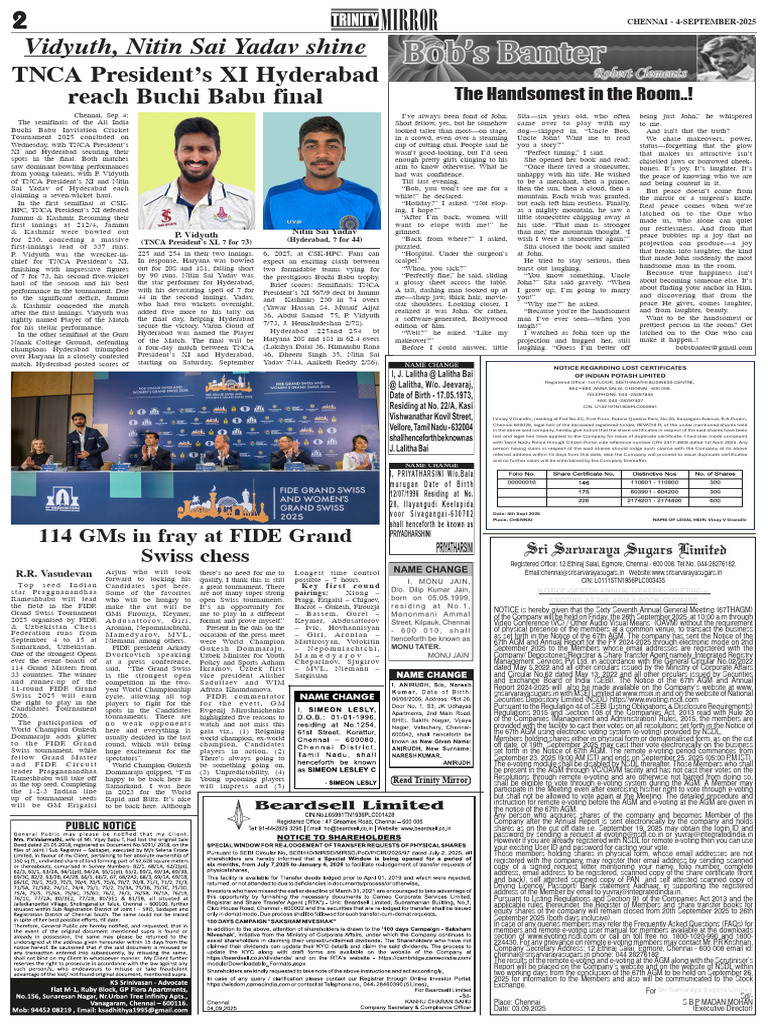 TMFS 2025 09 04 CTM 5 - 02 604b41 06092025155936 Uxz | PDF | Electronic Voting | Chess Grandmasters