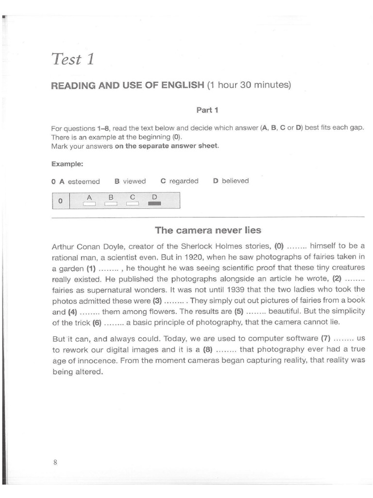 C1 Practice Test 1B | PDF