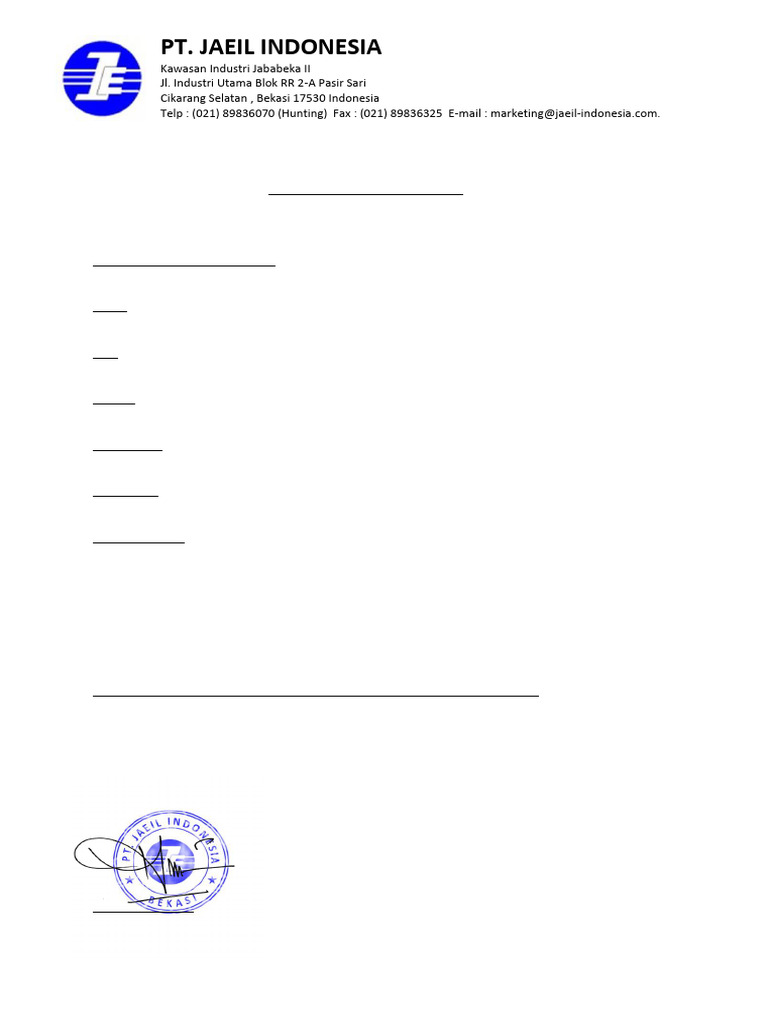 Jaeil Indonesia | PDF